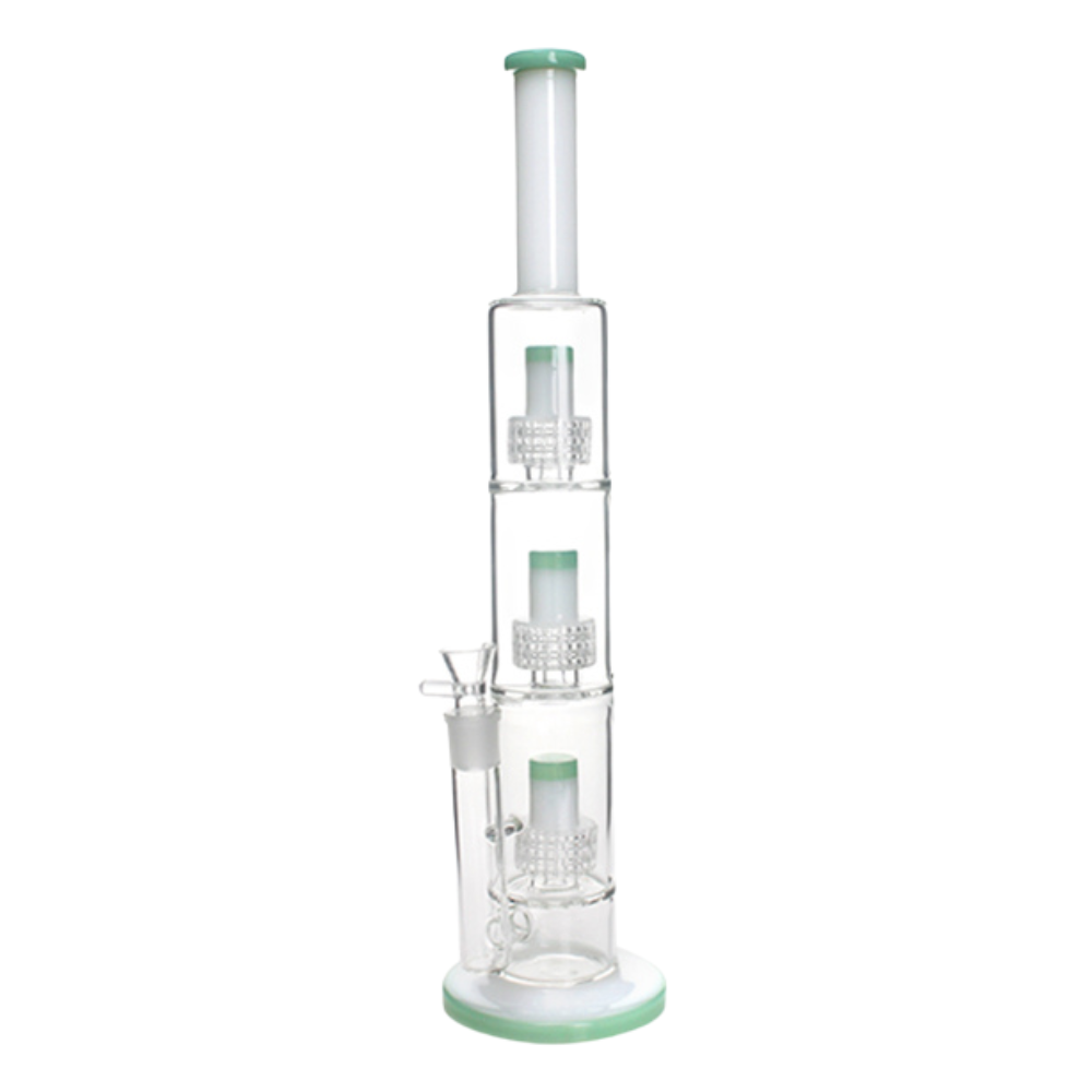 18" Triple Shower Head Perc Bong - 4 Colors – Small Biz Distributors